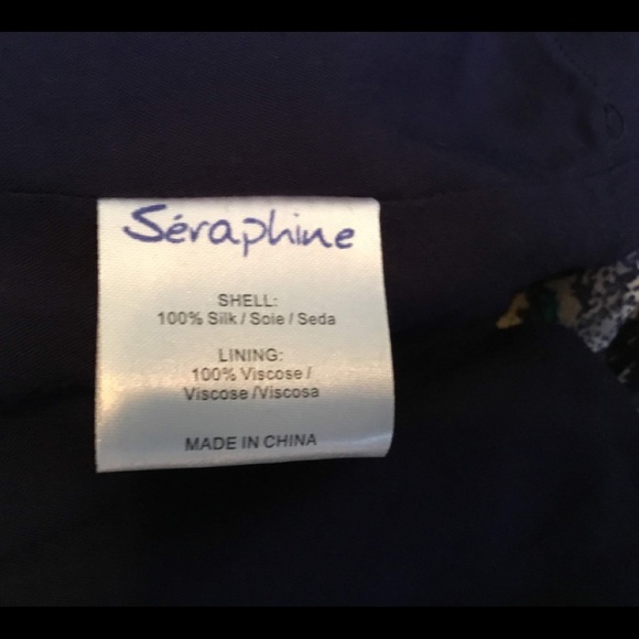 Seraphine | Dresses | Luxe By Seraphine Maturity Dress Beautiful Silk ...